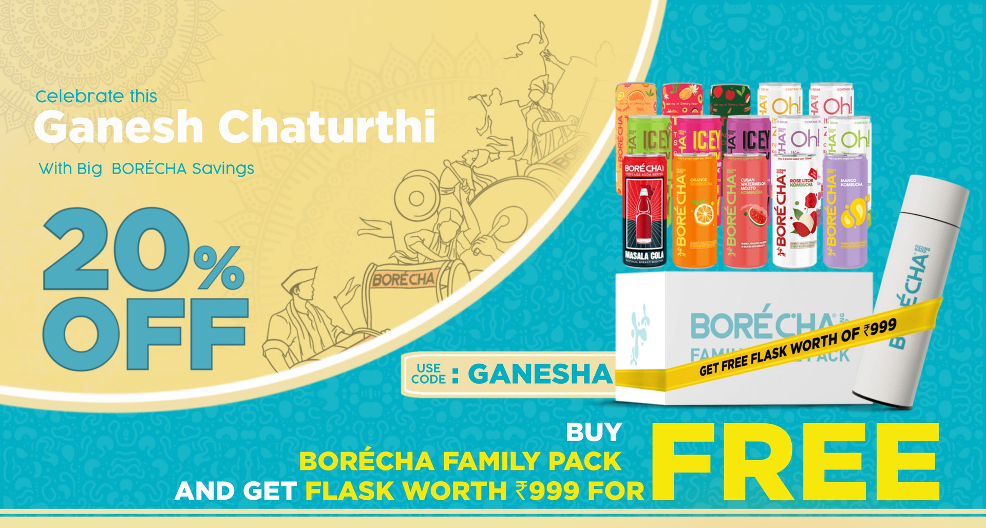 Borécha - Buy Your Favourite Kombucha Tea Online in India