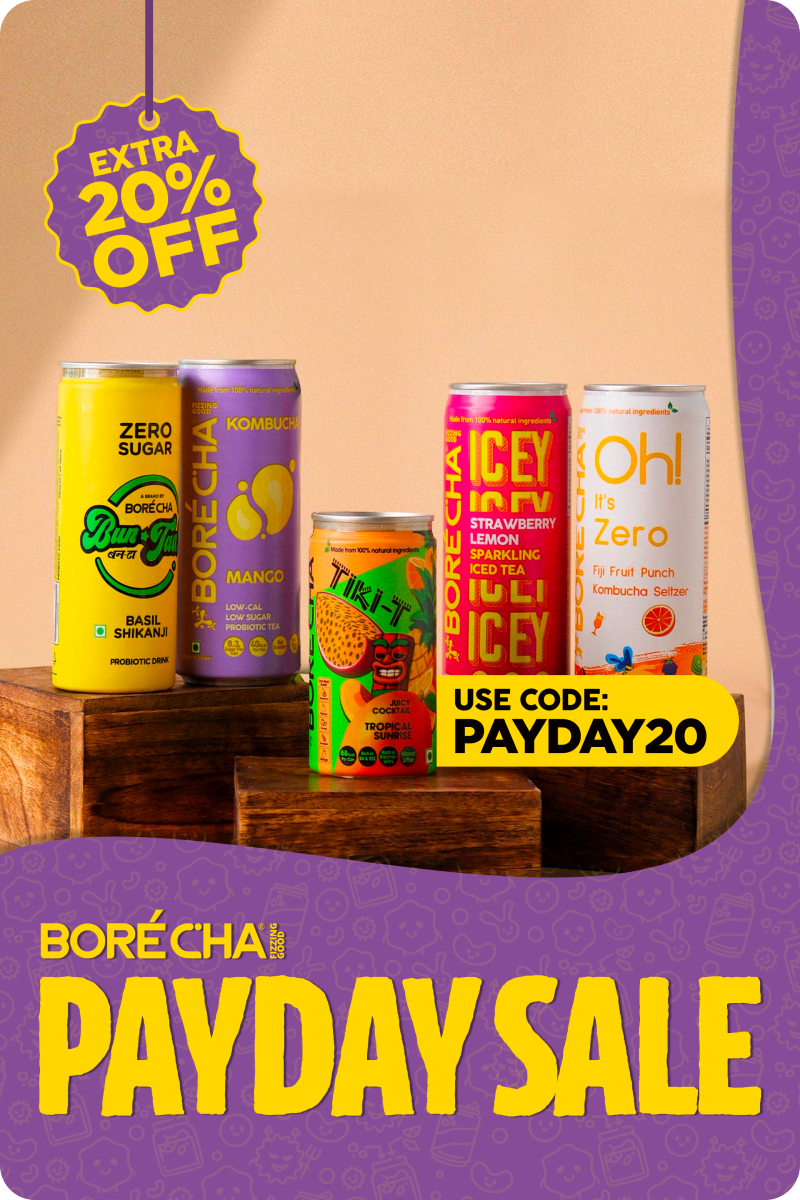 Raw & Organic Kombucha Drink in India – Borécha